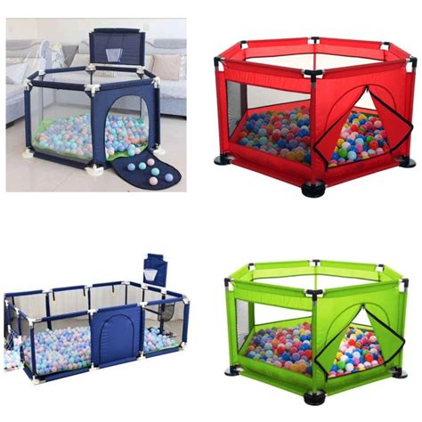 ფასდაკლება საბავშვო რკინის მანეჟი კალათბურთის ფარით ფეხბუ მეორადი და ახალი ნივთების ყიდვა