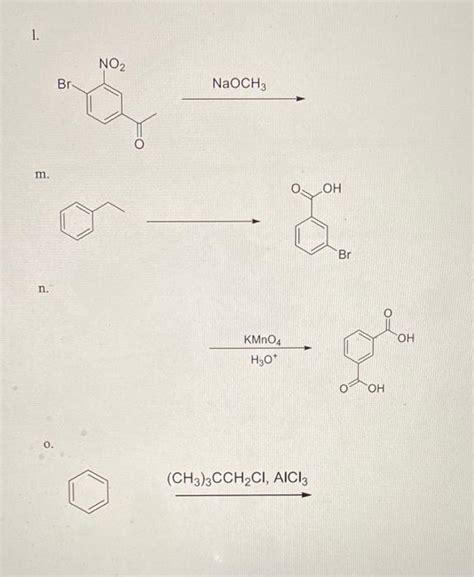 Solved Identify The Missing Reactant Reagent Or Major