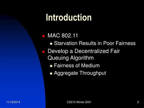 Ppt Fair Sharing In Ad Hoc Wireless Networks Powerpoint Presentation