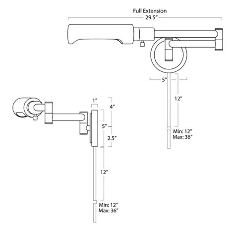 Noble Swing Arm Task Sconce Regina Andrew Detroit