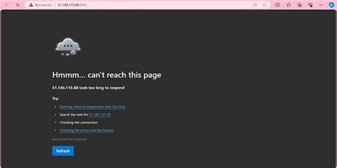 streamlit run app py url error page cannot be reached using
