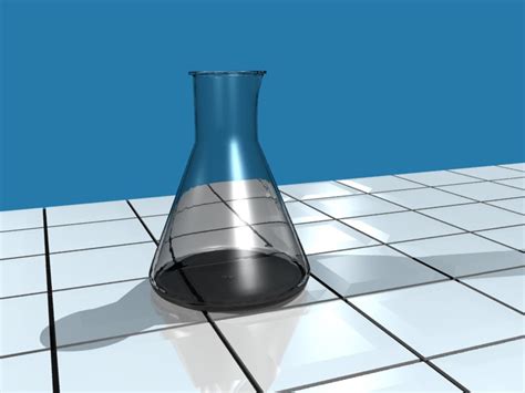 Free Glass Erlenmayer Flask 3d Model