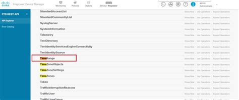 Configure A Time Based Access Control Rule On Fdm With Rest Api Cisco
