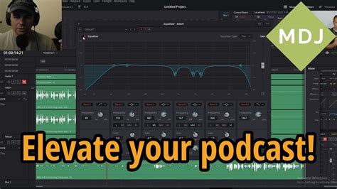How To Edit A Video Podcast In Davinci Resolve Audio Syncing Eq
