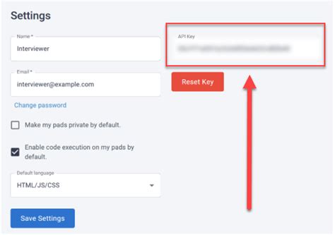 Api Key Access Coderpad Interview Docs