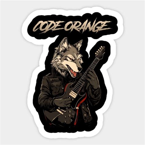 Code Orange Band Fan Art Code Orange Band Fan Art Sticker Teepublic