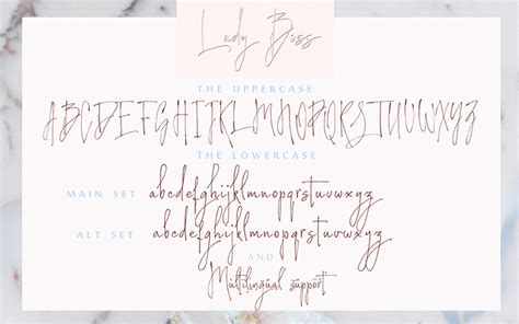 Lady Boss Cyrillic Font Extras 144048 TemplateMonster