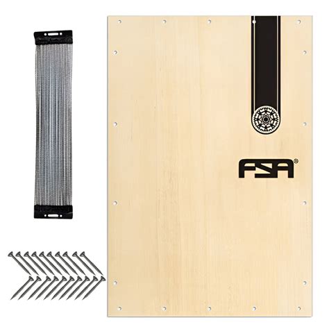 Pele Tampa Natural Fsa Para Cajon Comfort Com Esteira E Parafusos