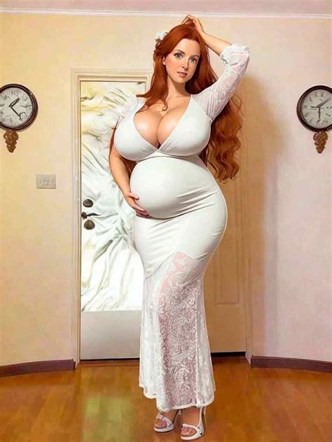 Big Pregnant Belly In White 2 By Troat301186 On Deviantart