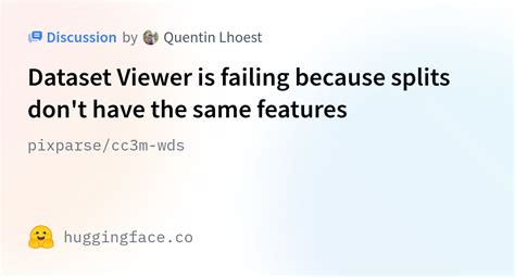 Pixparsecc3m Wds · Dataset Viewer Is Failing Because Splits Dont Have
