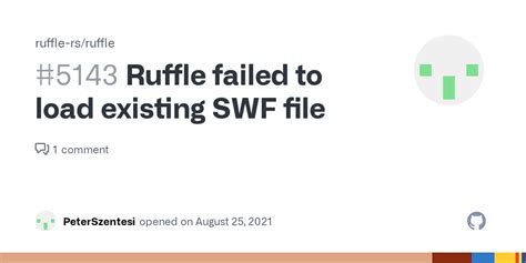 Ruffle Failed To Load Existing SWF File Issue Ruffle Rs Ruffle GitHub