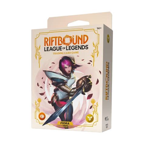 Riftbound League Of Legends Tcg Spiritforged Fiora Champion Deck The