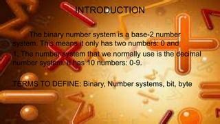 Binary Number System Part PPTX