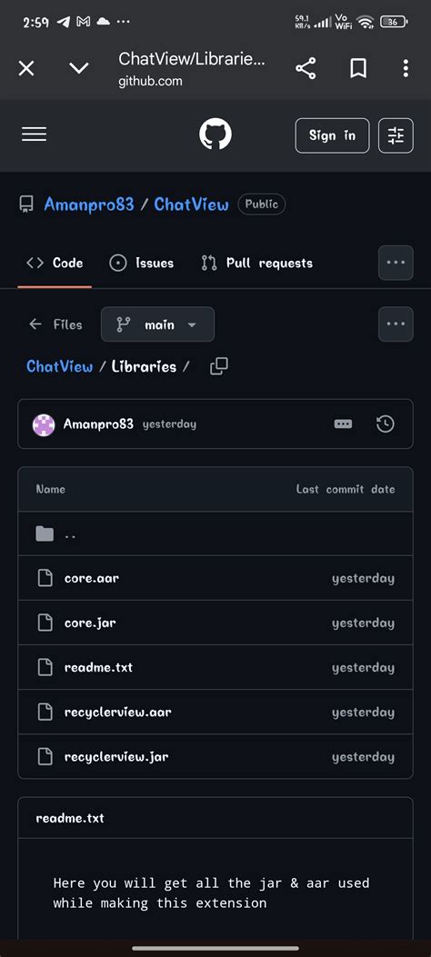 Free Chatview — Open Source And Made With Recyclerview Library Extensions Mit App Inventor