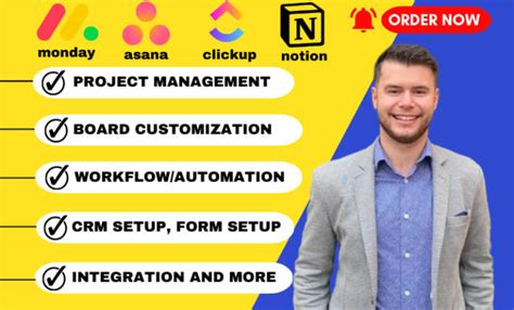 Be Your Monday Com Monday Crm Asana Trello Clickup Notion Virtual Assistant By Adam