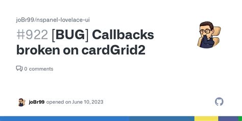 BUG Callbacks Broken On CardGrid Issue JoBr Nspanel Lovelace Ui GitHub