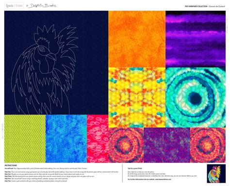 Clement The Cockerel Applique Panel The Iowa Quilt Block