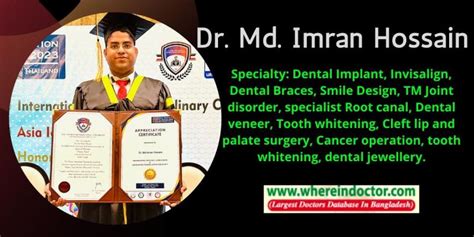 doctor s database wid on linkedin profile of dr md imran hossain