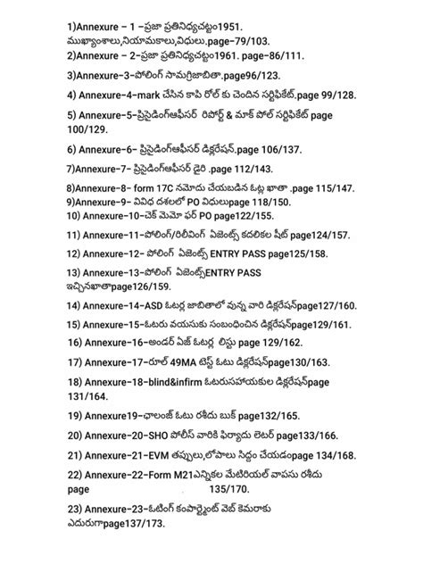 Annexures Forms Rules Pdf