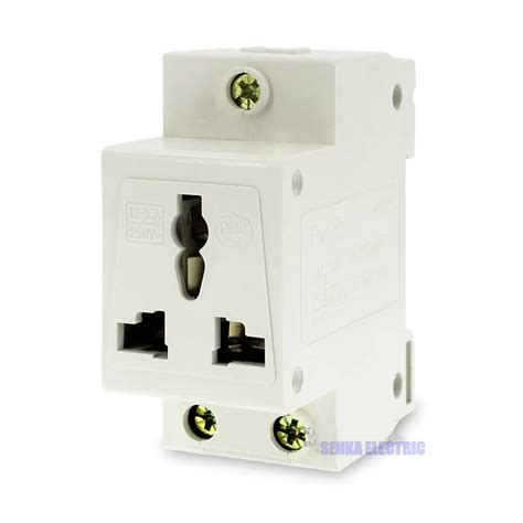 Buy Eu Us Din Rail Modular Socket For Switchgear 3 Pins Extention Distribution