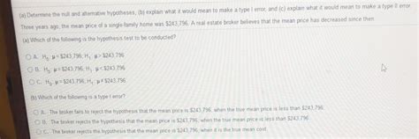 solved a determine the null and alternative hypotheses