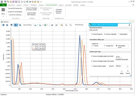 Spectragryph Optical Spectroscopy Software Screenshots Spectragryph Optical Spectroscopy Software Screenshots