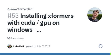 installing xformers with cuda gpu on windows resolvepackagenotfound