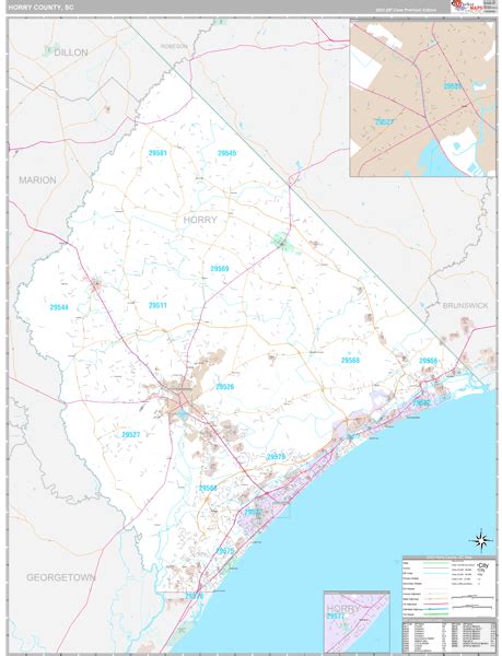 Horry County Sc Map Book Premium