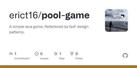 Github Erict16pool Game A Simple Java Game Refactored By Gof