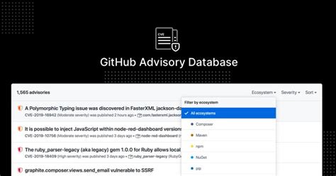 Github Advisory Database Dan S