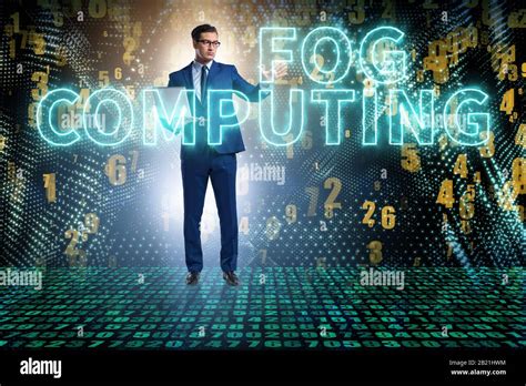 The Concept Of Cloud Edge And Fog Computing Stock Photo Alamy