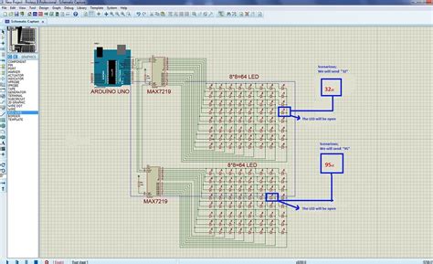 Two Max7219 Integrated Connect To Programing Ideacan You Help Me