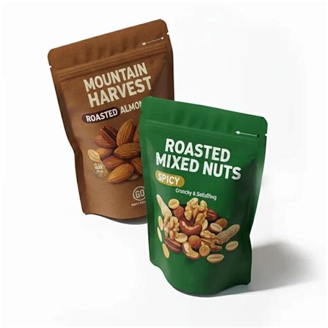 Custom Roasted Nuts Packaging Free Design And Quote