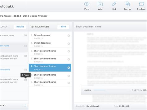 Document Merging App By Boris Milosevic On Dribbble