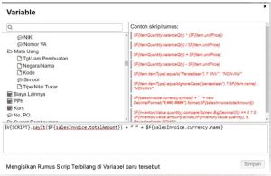 Menampilkan Terbilang Pada Desain Cetakan Pembayaran Pembelian