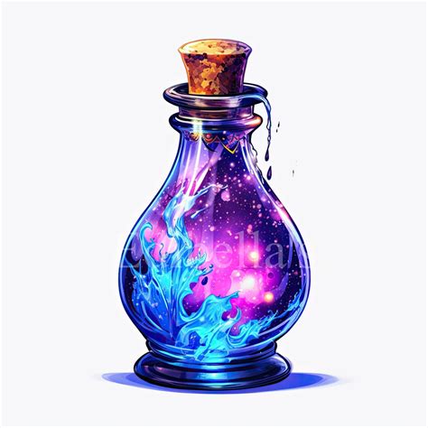 Magical Potion Set Of 10 Clipart Bundle High Quality Jpegs
