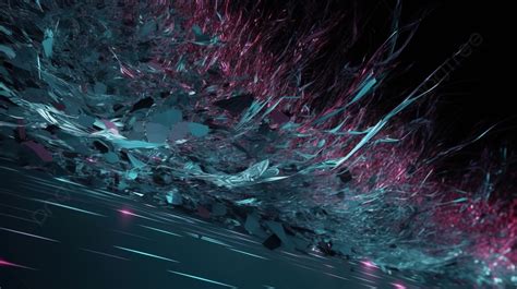 Video Of The Falling Debris On A Black Background 3d Render Of An