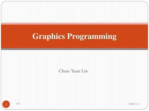 Ppt Graphics Programming Powerpoint Presentation Free Download Id