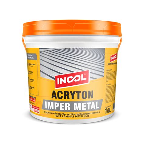 Incol® Acryton Imper Metal 1 Gl Impermeabilizante Acrílico Para