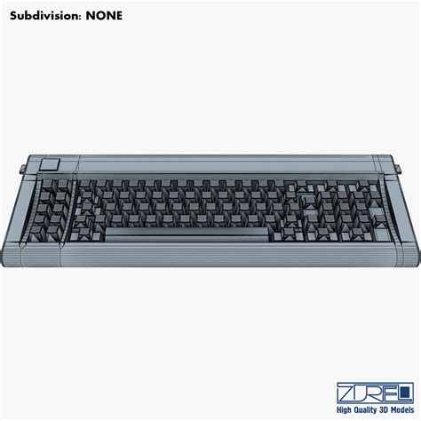 Ibm 5150 Keyboard 3d Model Cgtrader