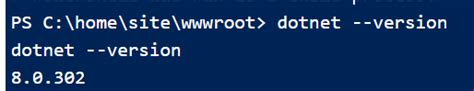 how to update the sdk version in my azure app service stack