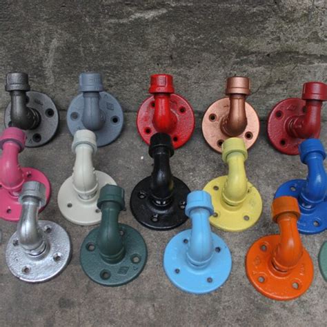 Industrial Colored Hooks Etsy