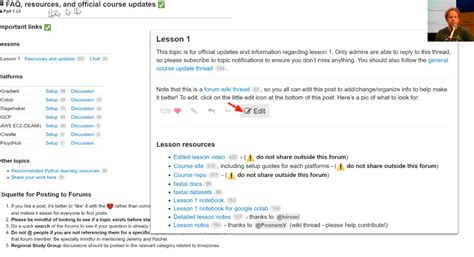 Deep Learning Lesson Notes Part Deep Learning Course Forums