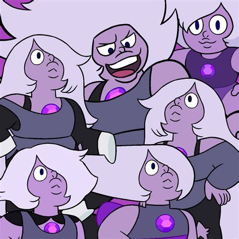 Steven Universe Amethyst Regenerations Renders By Charaviolet On