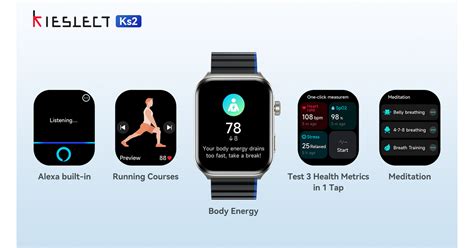 Be Smart In Style With The Innovative Ks2 Smartwatch From Kieslect