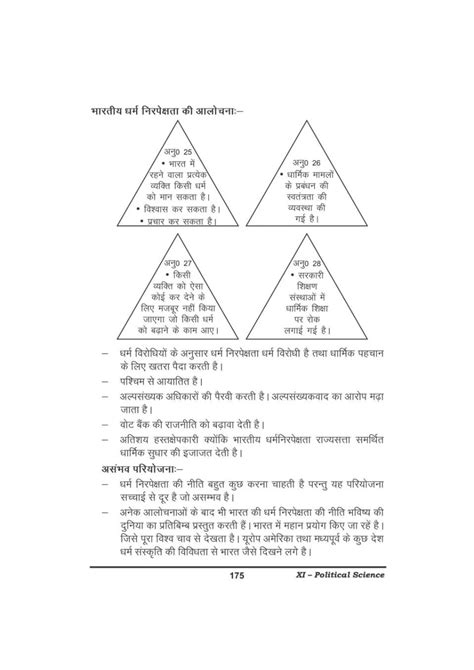 Secularism Class 11 Notes Pdf धर्मनिरपेक्षता के नोट्स All