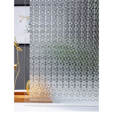 ฟิล์มติดกระจก Glass Sticker ประตูกระจก หน้าต่างกระจก ห้องน้ำ ห้องครัว ประตูบ้าน แบบสูญญากาศ 60