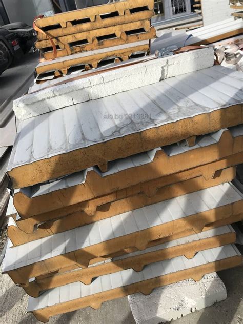 Покривни и стенни сандвич панели второ качество Строителни материали