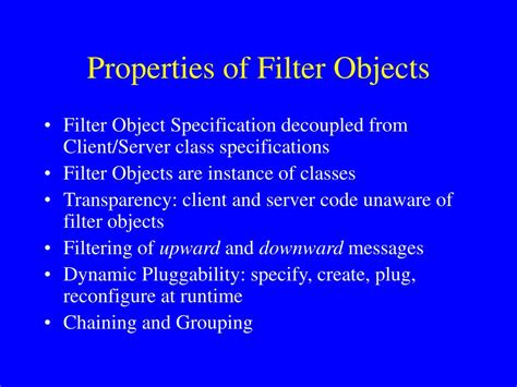 Ppt Aspectj Based Implementation Of Dynamically Pluggable Filter