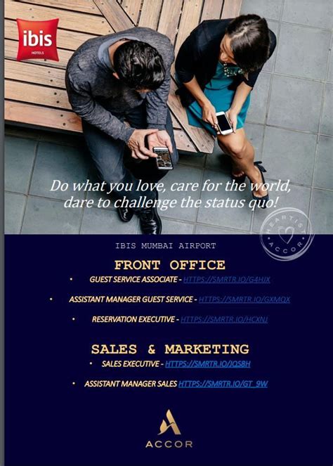 Dear Connections Hiring Alert You Have An Exciting Opportunity To Join Our Ibis Mumbai